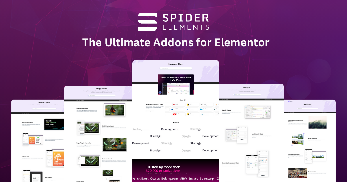 Cheatsheet - Spider Elements